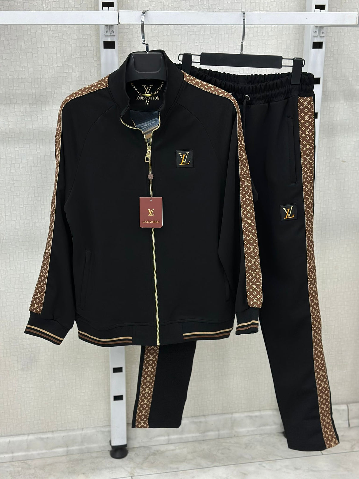 Louis Vuitton Style Premium Tracksuit – Blico Wear